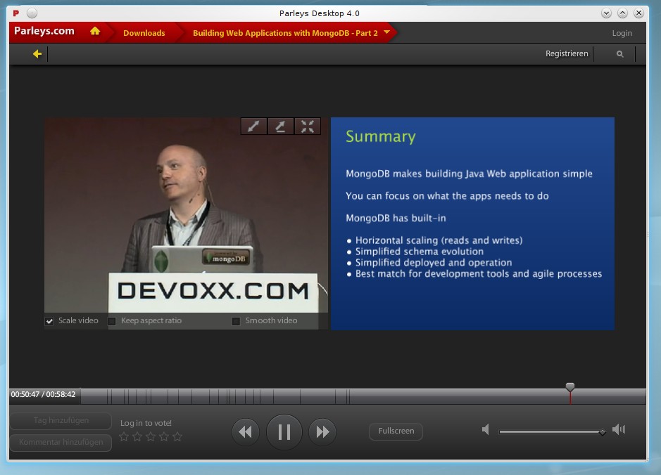 Devoxx 2010 – Revisited using Parleys