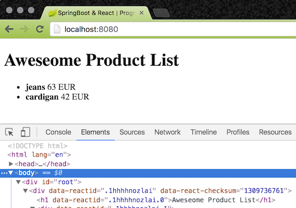 springboot & reactjs #1 | server side rendering